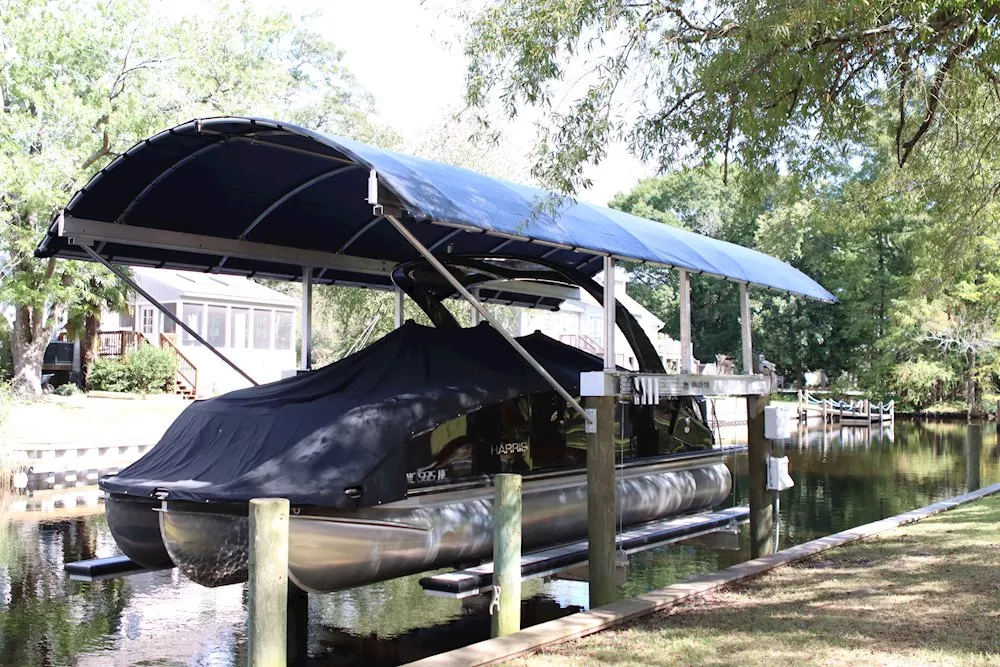 Neptune Boat Lift Canopy System | Premium Sun Protection for Boats