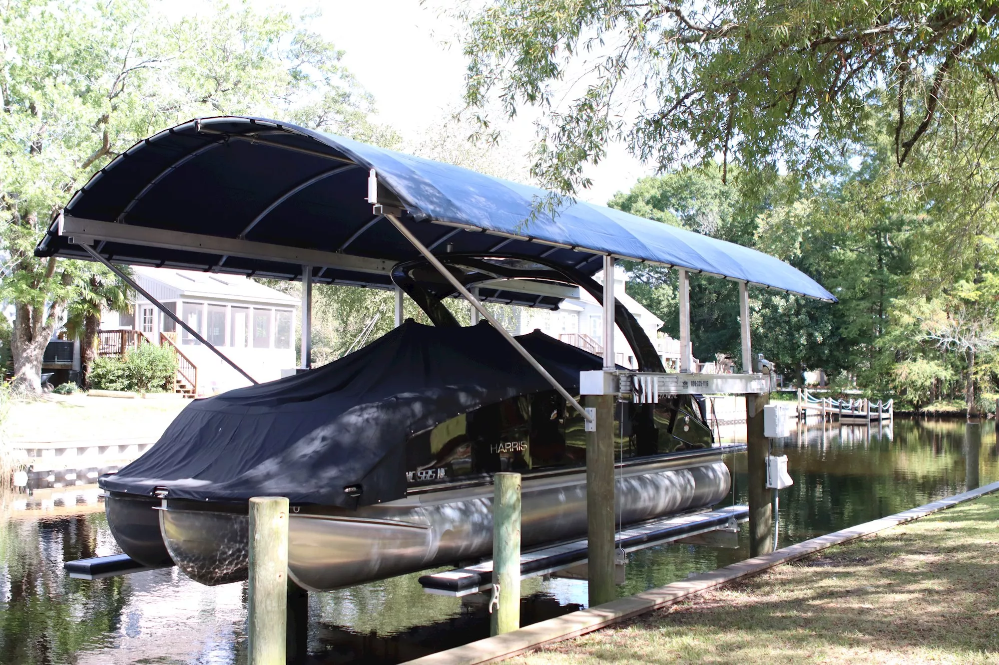 Neptune Boat Lift Canopy System | Premium Sun Protection for Boats