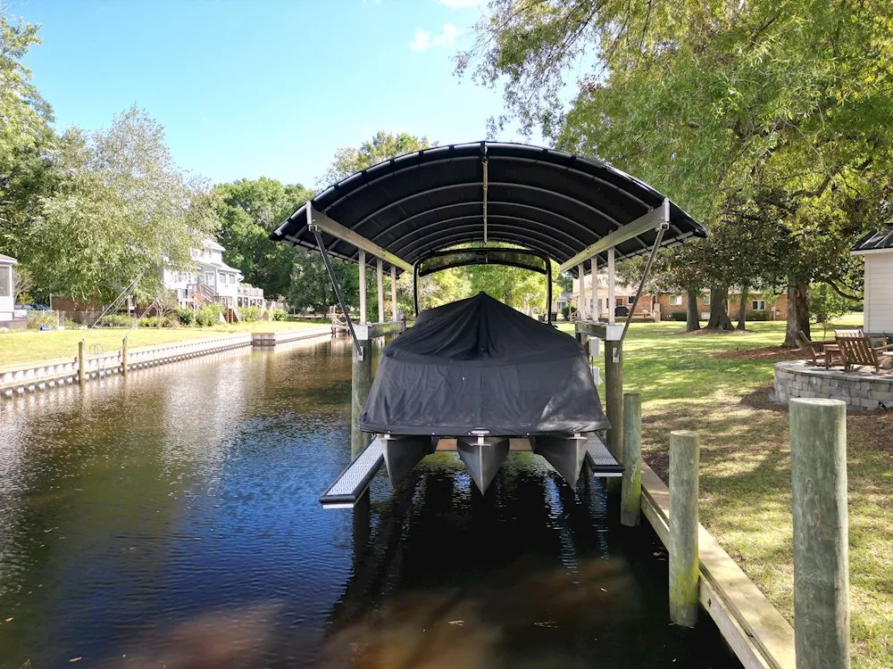 Neptune Boat Lift Canopy System | Premium Sun Protection for Boats